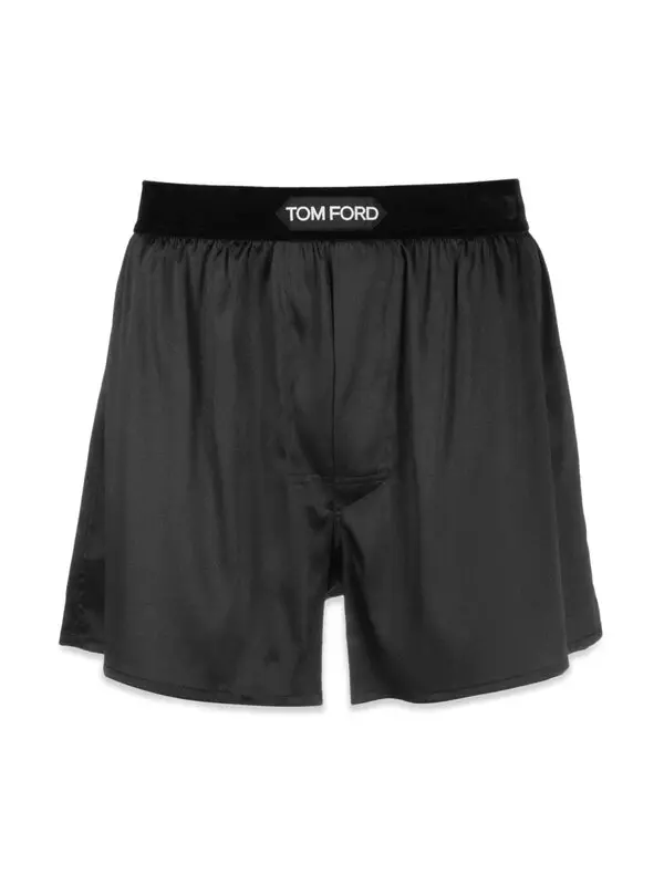 TOM FORD Boxer In Seta - Black