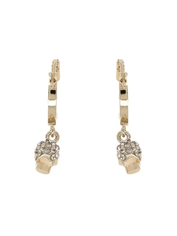 Alexander McQueen Skull Hoop Earrings