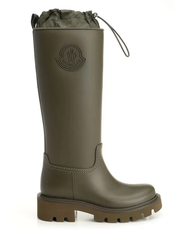 Moncler Kickstream Knee-high Rain Boots - Green