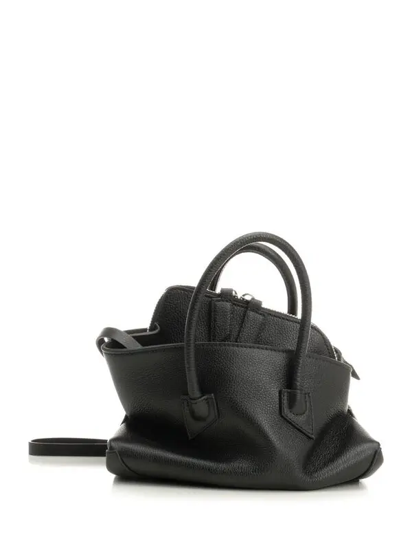 Attico La Passeggiata" Mini Leather Bag - Black