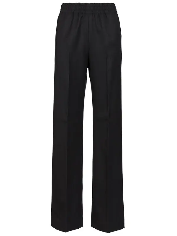 GOLDEN GOOSE Jogging Trousers With Star Appliques - Blue
