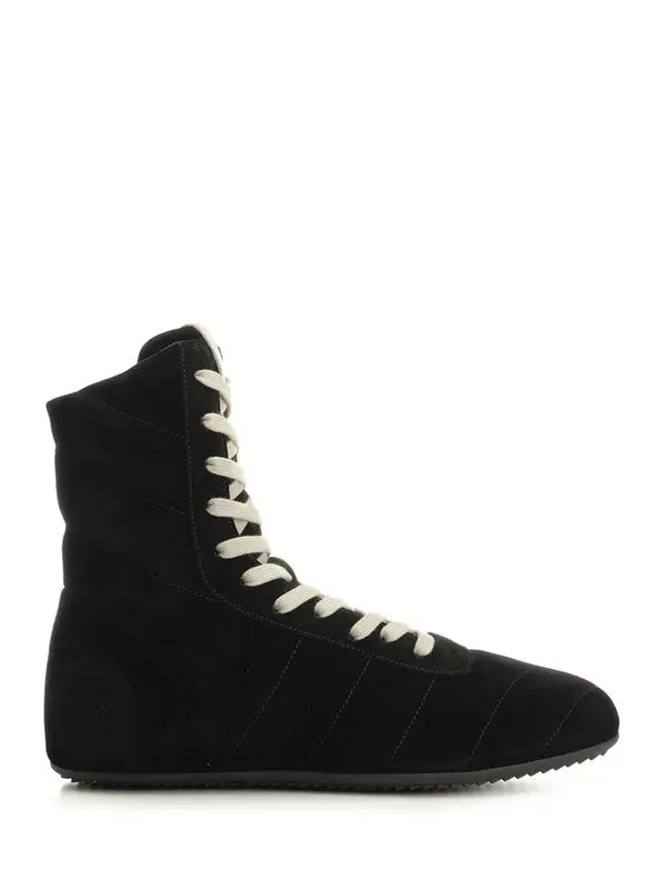Rick Owens Quilted Minimalist High-top Sneakers