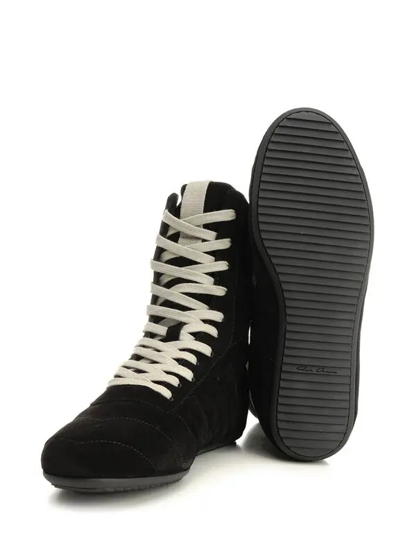 Rick Owens Quilted Minimalist High-top Sneakers