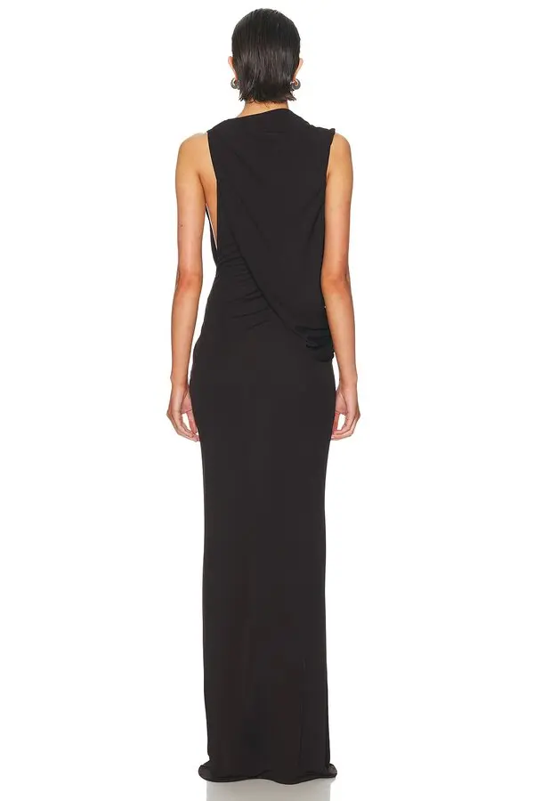 TOM FORD Crepe Jersey Evening Dress - Espresso