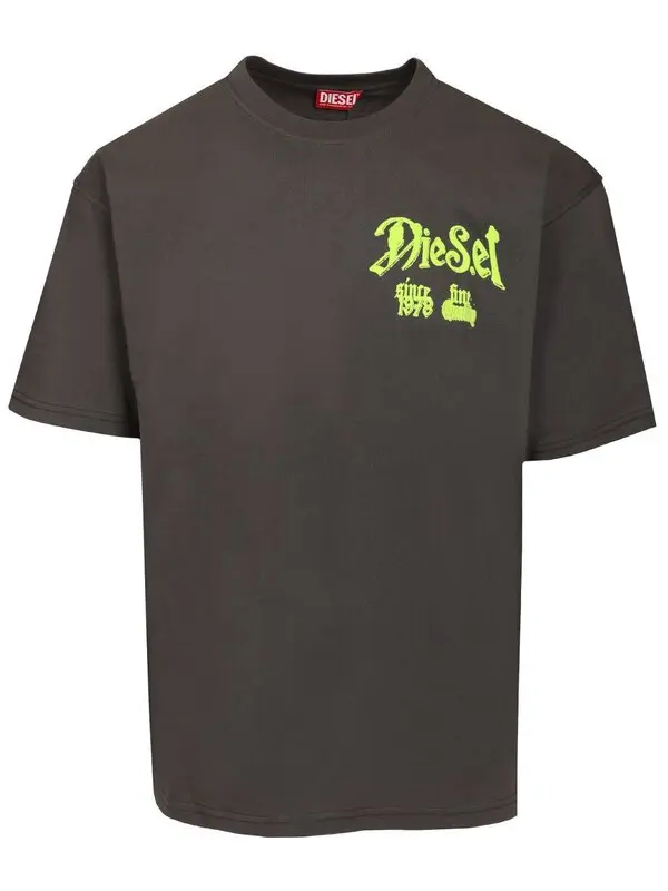 DIESEL® Cotton T-shirt - Black