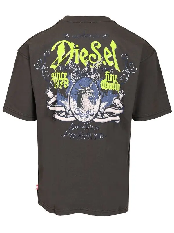 DIESEL® Cotton T-shirt - Black