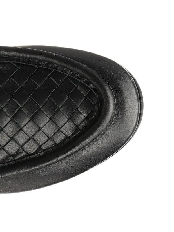 Bottega Veneta Silenzio Loafers With Intrecciato Detail - Black