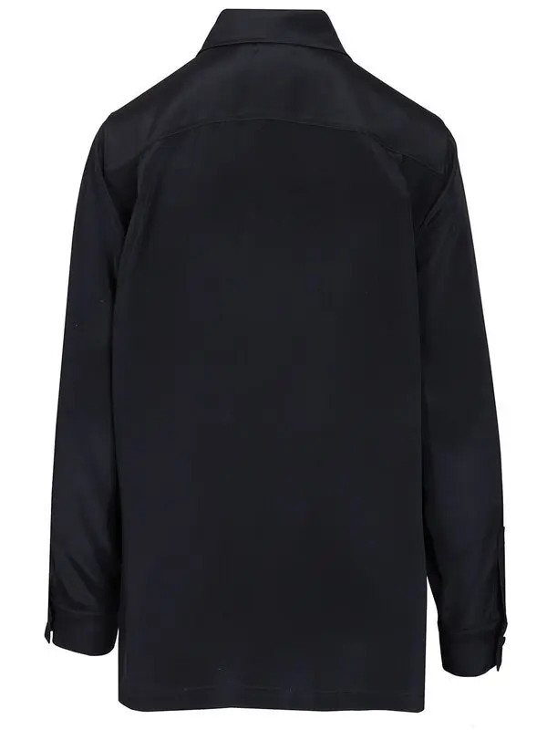 Max Mara Shirt In Silk Crêpe De Chine