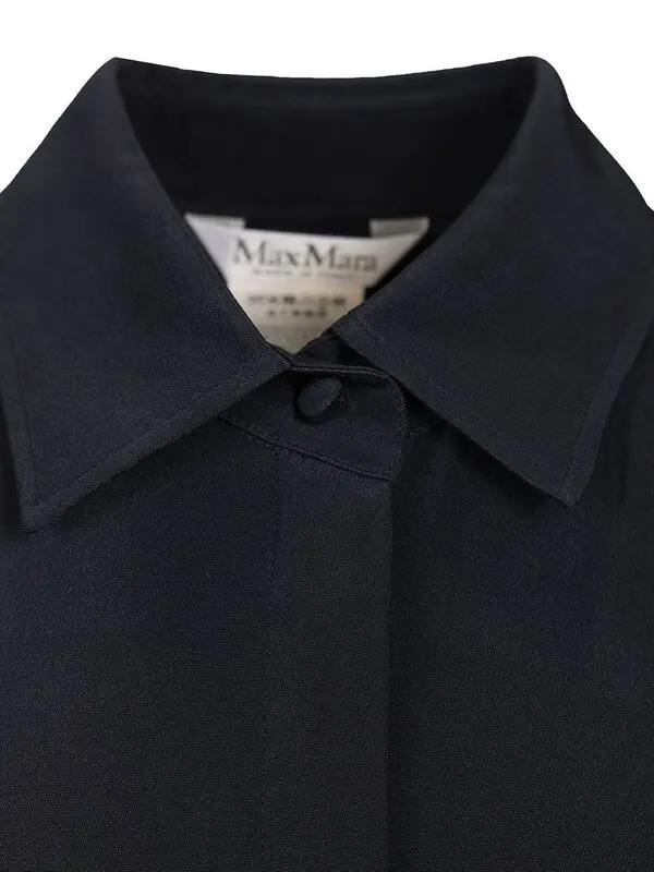 Max Mara Shirt In Silk Crêpe De Chine