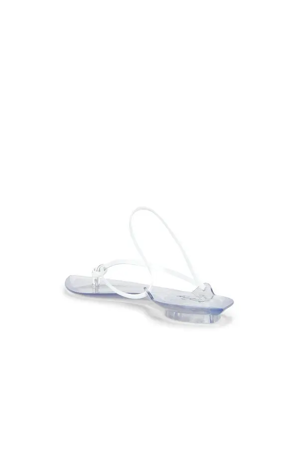 Alaïa Patent Leather And Pvc Invisible Jelly Thong Sandals