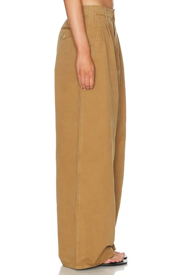 JIL SANDER Wide Leg Pant In Tan
