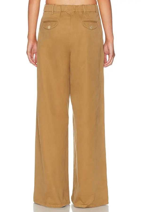 JIL SANDER Wide Leg Pant In Tan