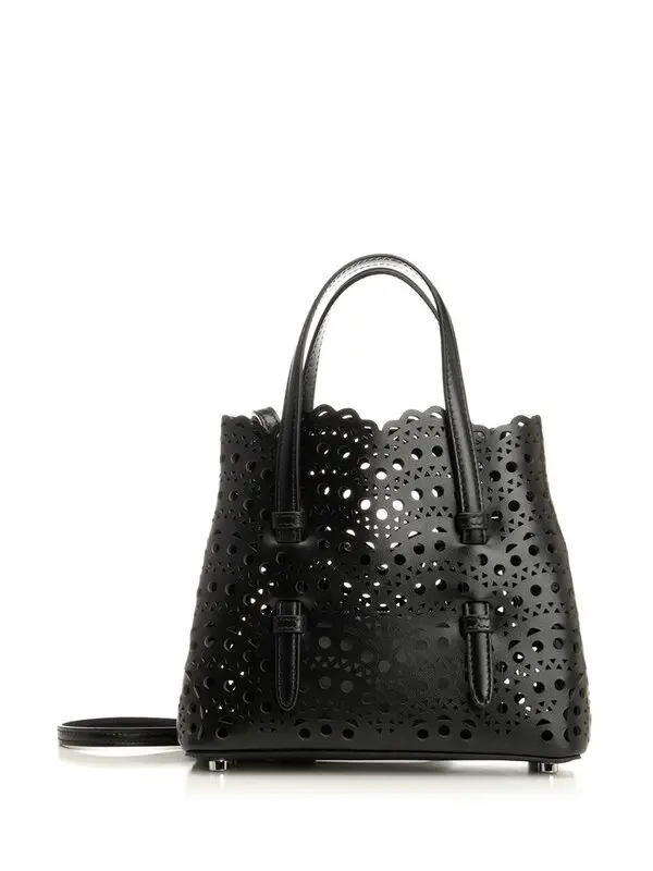 Alaïa Mina 20 Tote Bag - Black