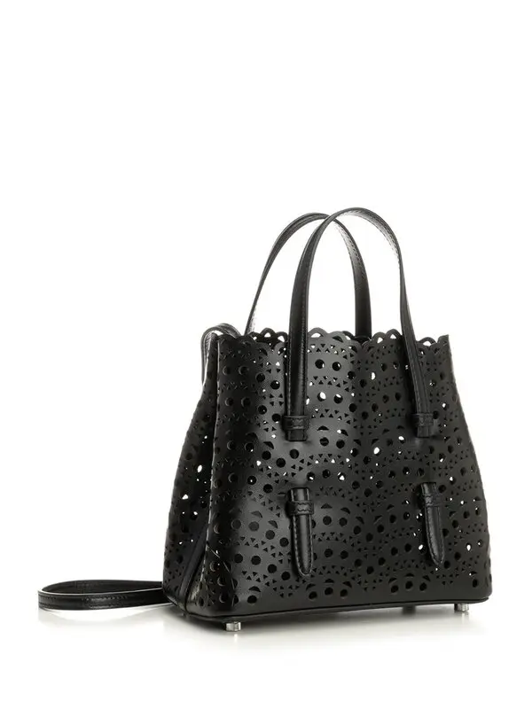 Alaïa Mina 20 Tote Bag - Black