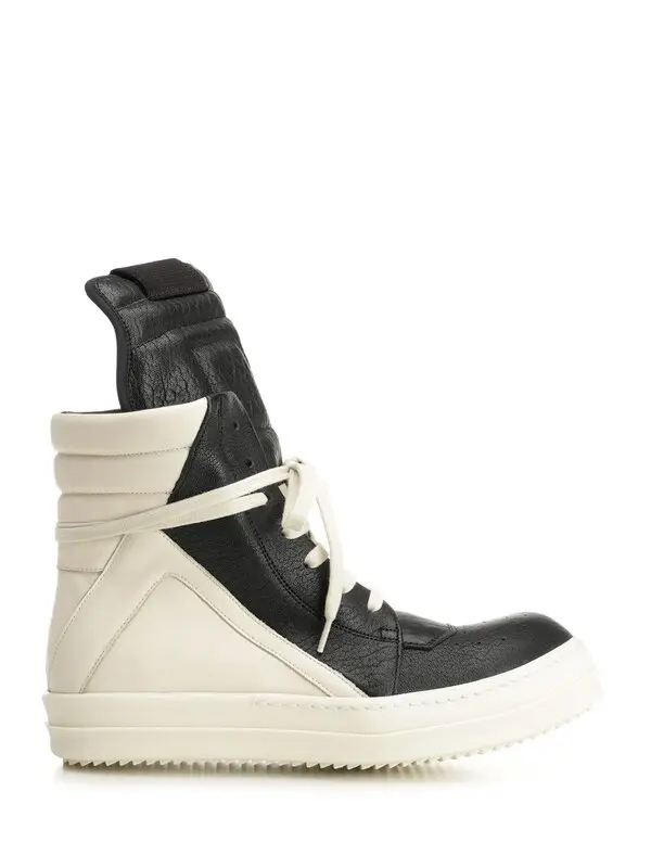 Rick Owens Geobasket Sneakers - Black