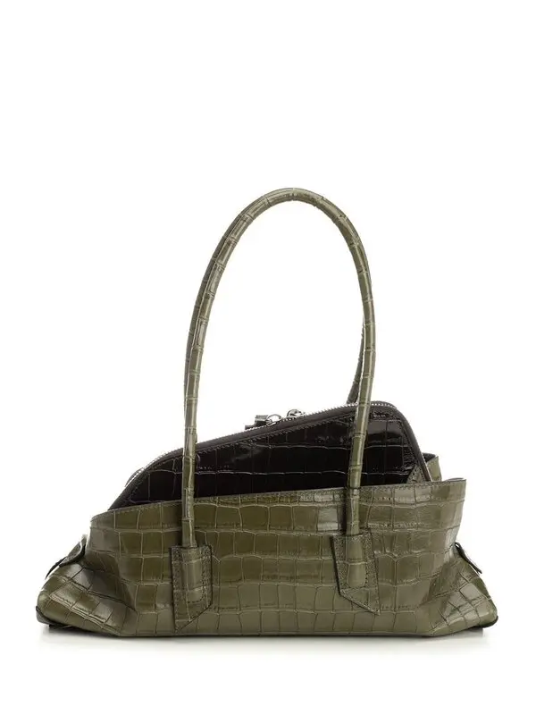 Attico La Passeggiata Small Top Handle Bag - Green