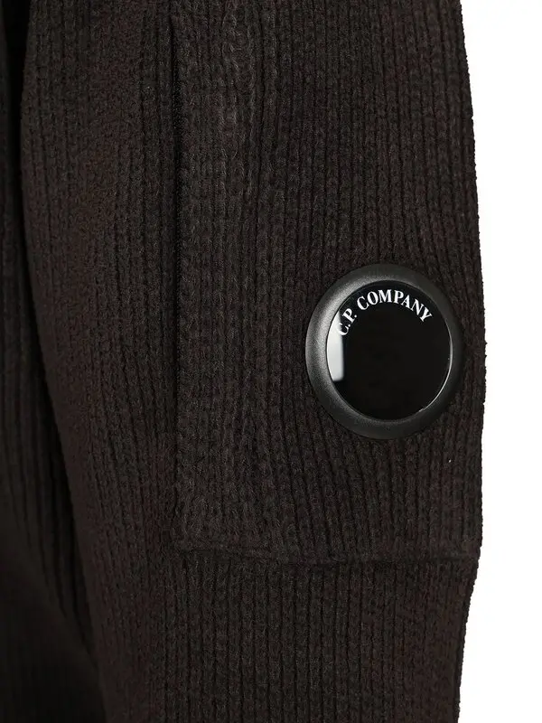 C.P. COMPANY Cotton Chenille Polo Sweater