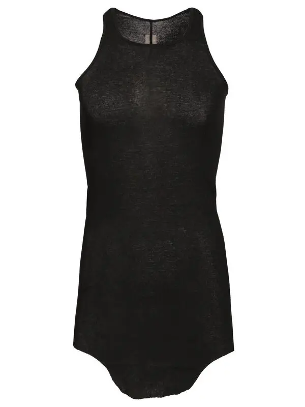 Rick Owens Ribbed Cotton Tank Top