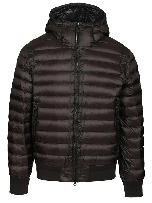 C.P. COMPANY D.d. Shell Lens Puffer Jacket - Black