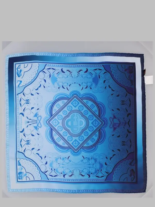 Casablanca Foulard Egyptian Rug Medium Silk Scarf