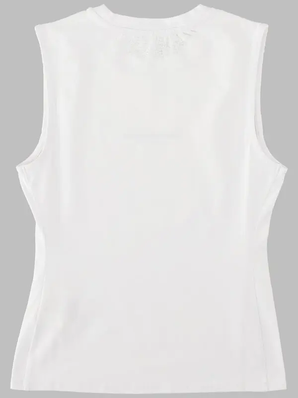 Alexander Wang Tank Top In Cotone Stretch