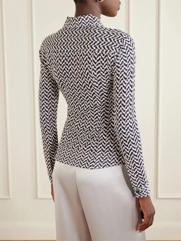 Missoni Striped Metallic Crochet-knit Button-up Cardigan
