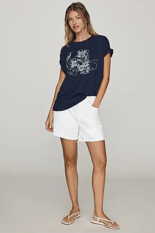 Scotch & Soda Cotton Embroidered T-shirt