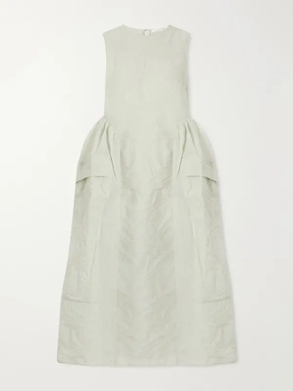 Cecilie Bahnsen Matelassé Maxi Dress