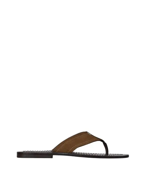 THE ROW Dan Flip Flop Sandal - Cigare