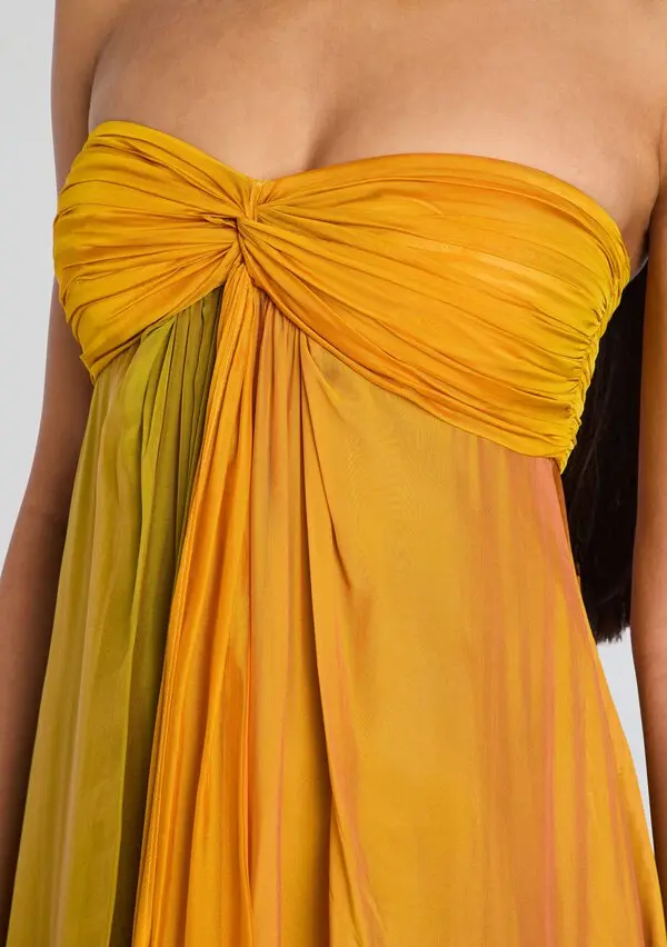 Retrofete Lunaria Chiffon Gown - Iridescent Multi