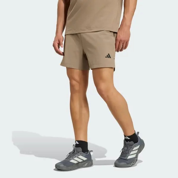 Adidas D4t Essentials Shorts - Khaki Six