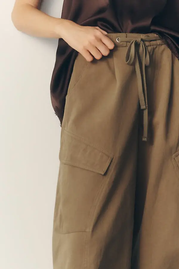 WHITEROOM + CACTUS Cotton Utility Pants