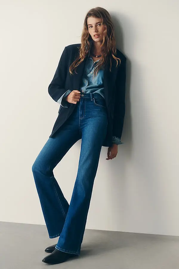 Paige Laurel Canyon " High-rise Bootleg Jeans