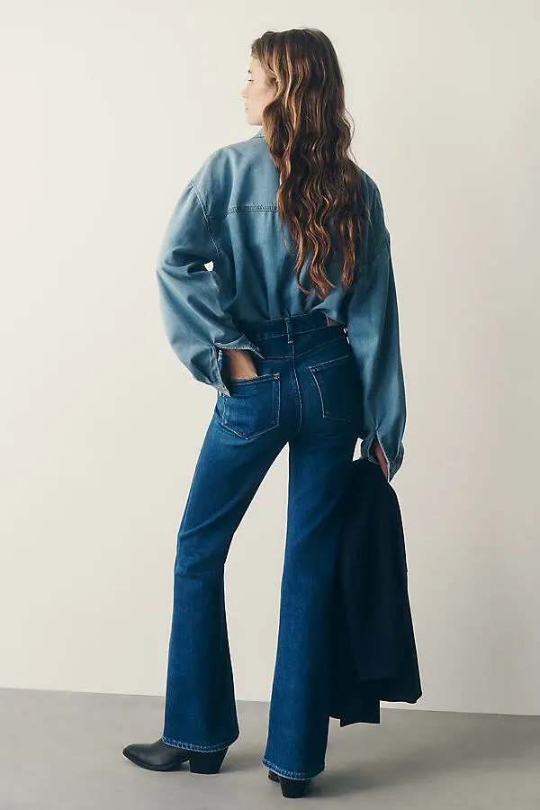 Paige Laurel Canyon " High-rise Bootleg Jeans