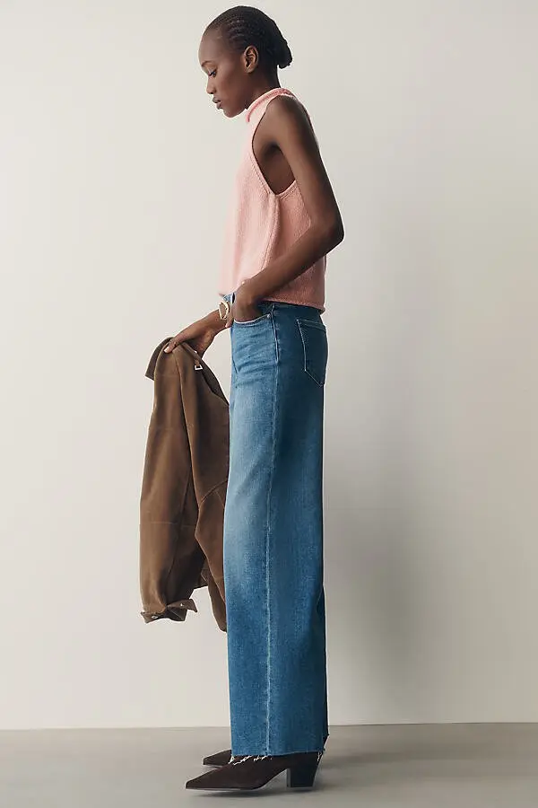 Paige Anessa " High-rise Wide-leg Jeans