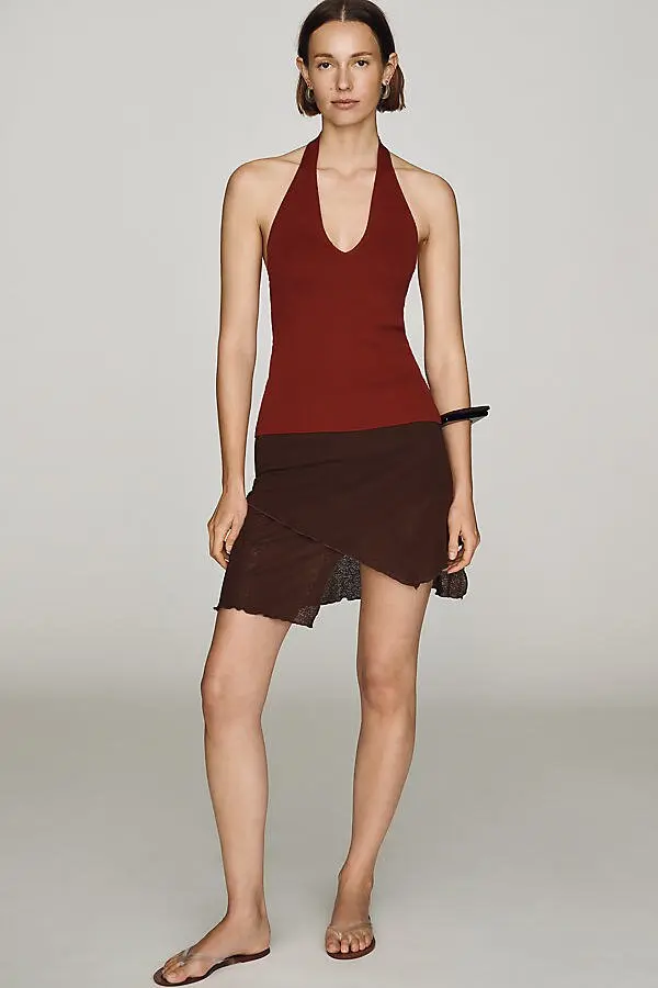 Maeve Halter Sweater Tank Top