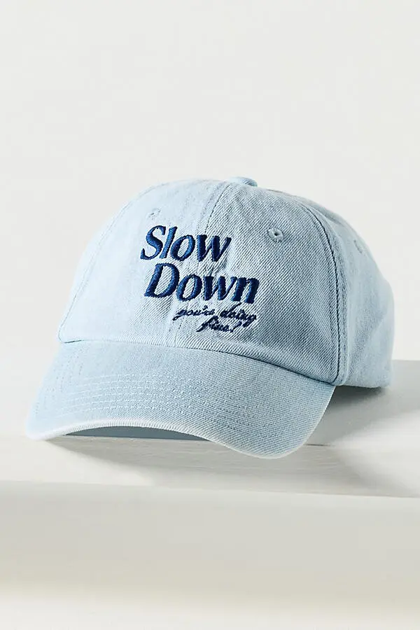 KENZ KUSTOMZ Slow Down Baseball Cap - Denim