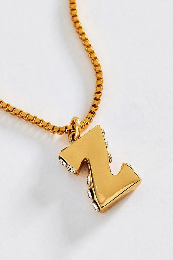 Anthropologie Crystl Itil Pendnt Necklce - Z
