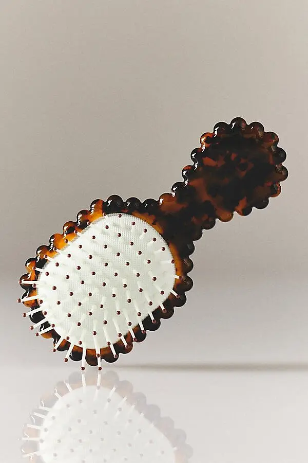 Anthropologie Scalloped Mi Brush - Tortoise