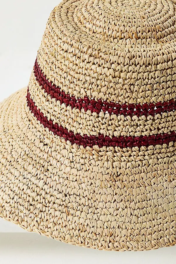 WYETH Tali Raffia Bucket Hat