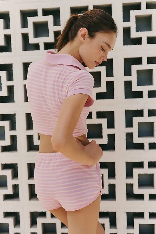 LoveShackFancy Waverlynn Polo Top