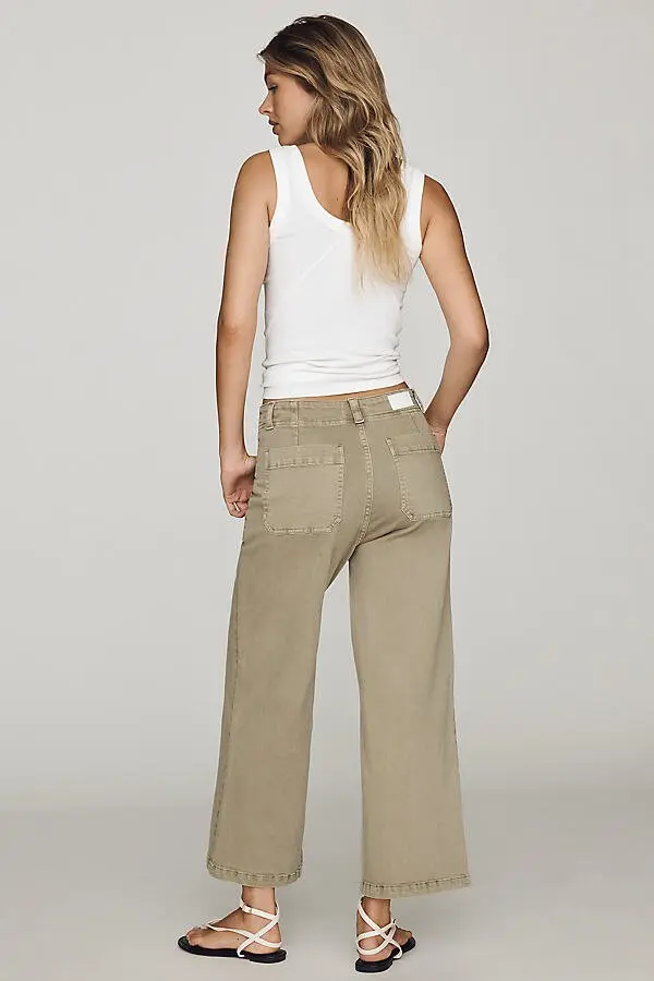 PISTOLA Zooey Patch Pockets Utility Pants