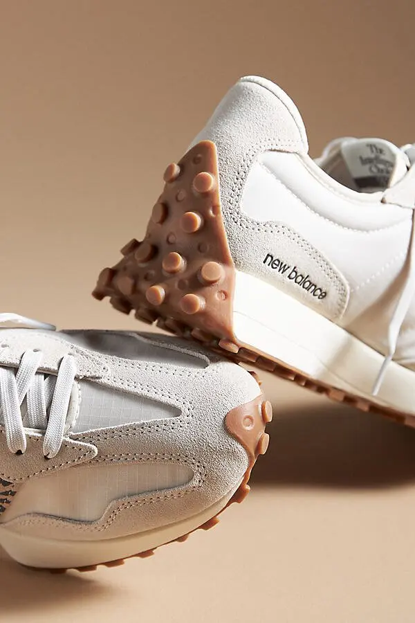 NEW BALANCE 327 Sneakers - Linen/sea Salt/leopard