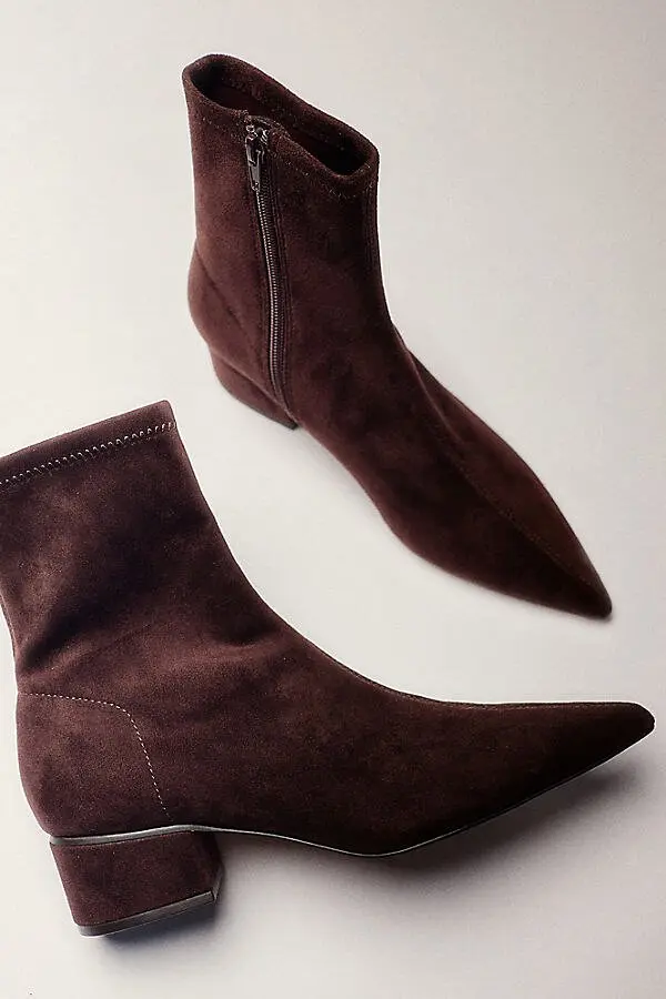 SILENT D Short Kali Ankle Boots - Brown