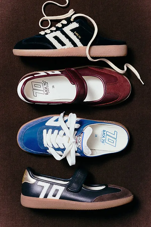 BACK 70 Aya Mary Jane Sneakers - Coffee Milk