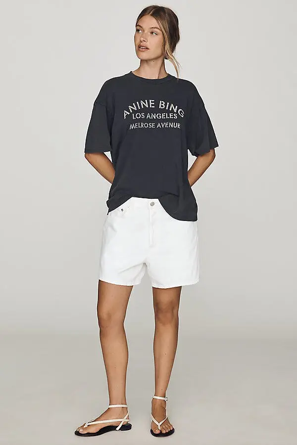 ANINE BING Melrose Stencil T-shirt