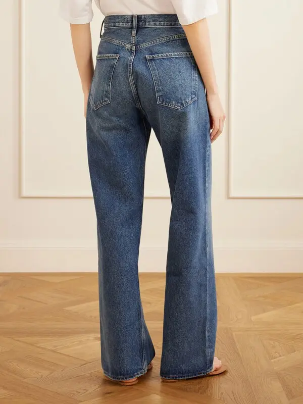 AGOLDE Ren Long High-rise Wide-leg Jeans