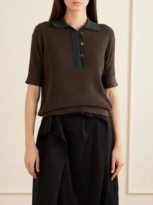 JW Anderson Cotton-blend Polo Shirt