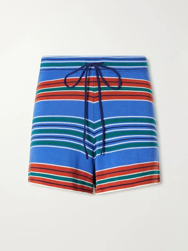 Faithfull The Brand Carlo Striped Jersey Shorts