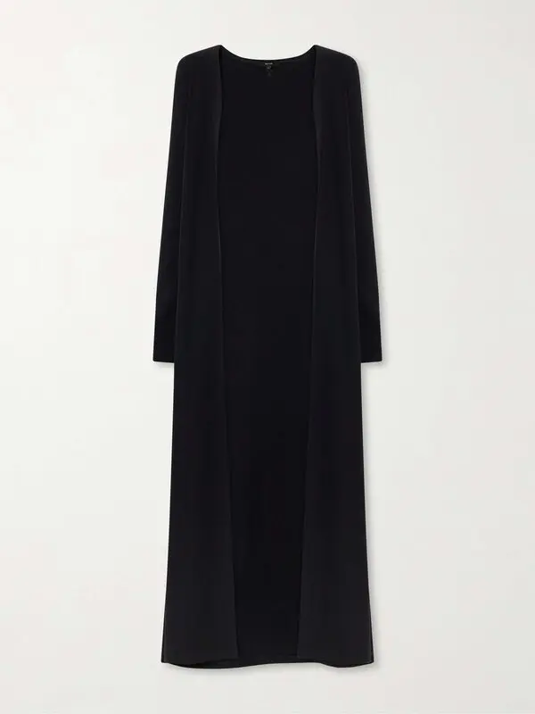 THE PARK Julia Stretch Cardigan - Black